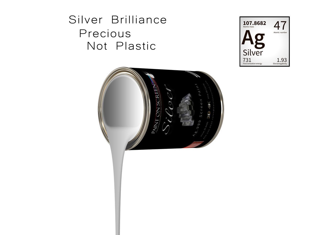 .999 Fine Silver Projection Screen – Paint On Screen