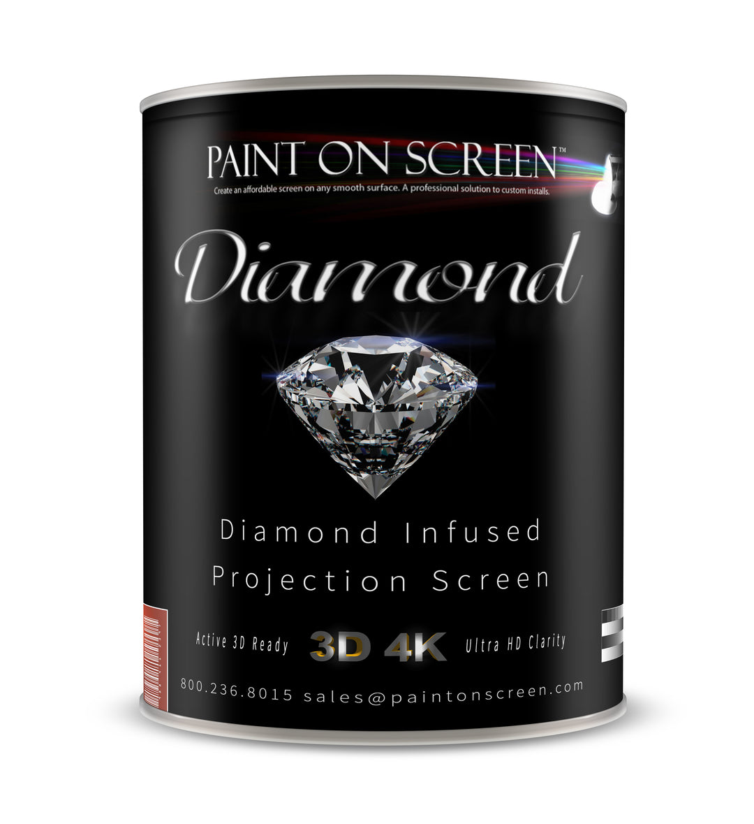 Diamond Infused Projection Screen – Paint On Screen