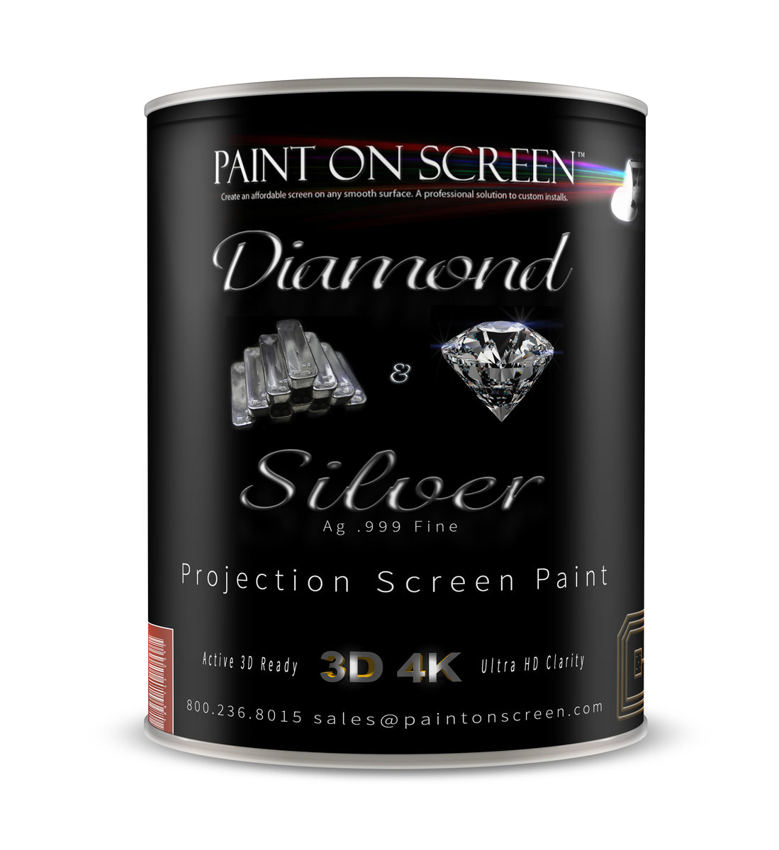 Diamond and .999 Fine Silver – Paint On Screen