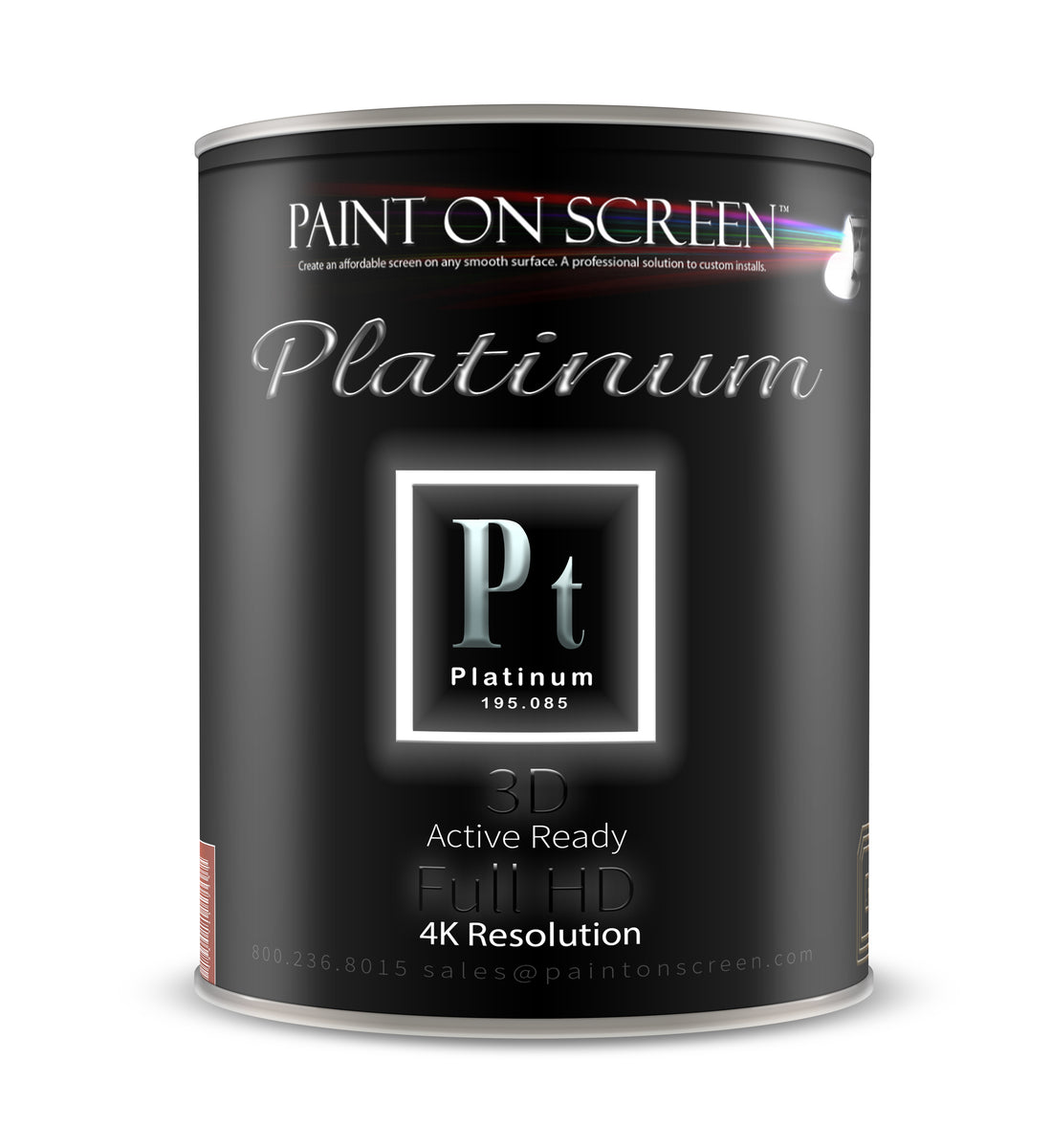 Platinum Projection Screen Paint – Paint On Screen